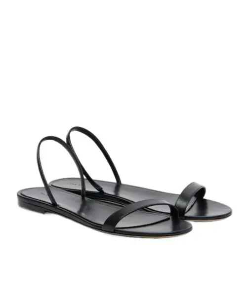 THE ROW Elegant Thin-strap Sandals - Black