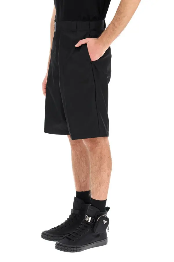 Prada Logo Detail Shorts