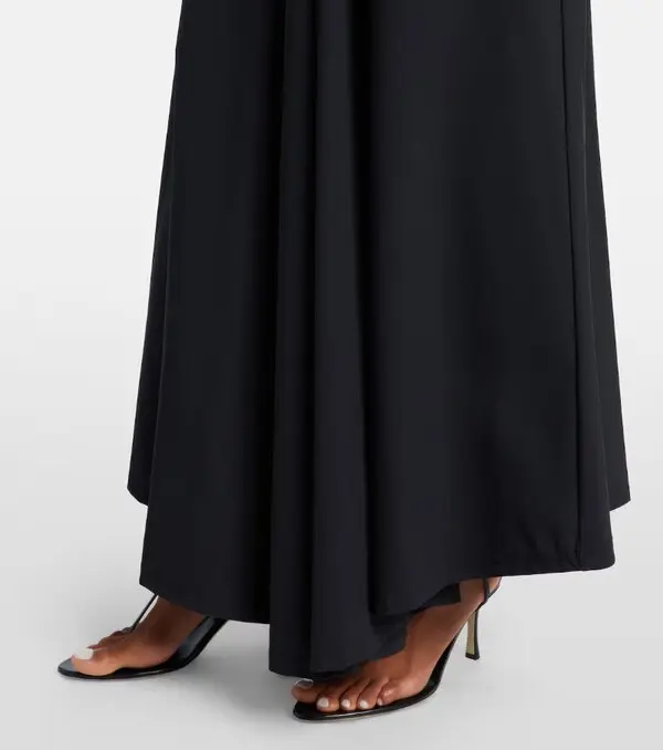 Christopher Esber Embellished Ruched Jersey Maxi Dress