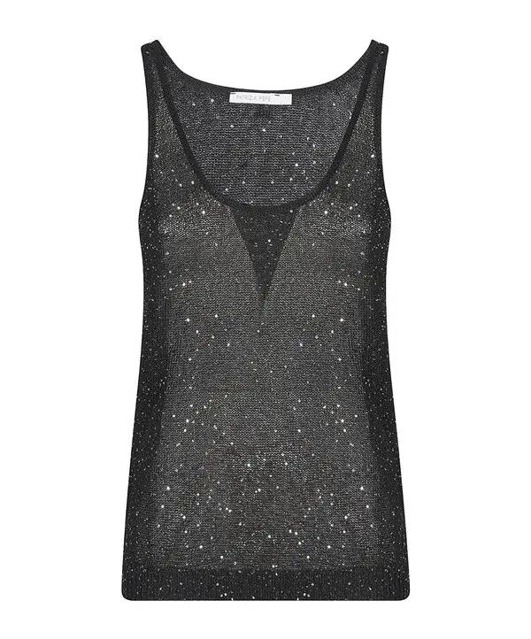 Patrizia Pepe Sleeveless Knitted Vest