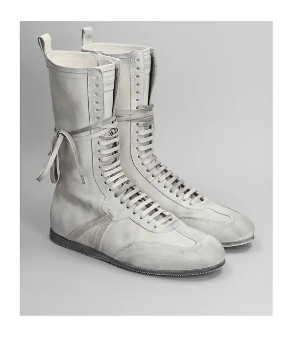 ANN DEMEULEMEESTER Lace-up High-top Sneakers