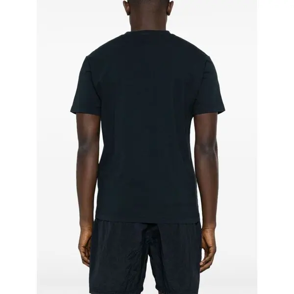 Stone Island Logo Printed Crewneck T-shirt