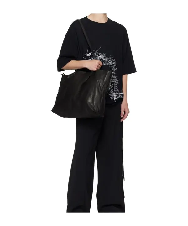 ANN DEMEULEMEESTER Leather Tote Bag