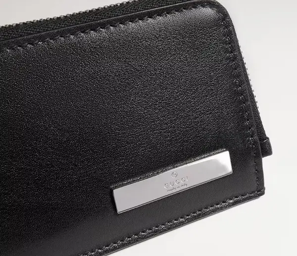 Gucci Card Holder With Metal Tag