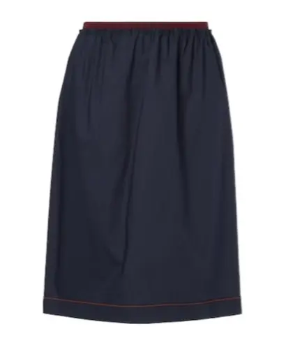 Plan C Cotton Midi Skirt