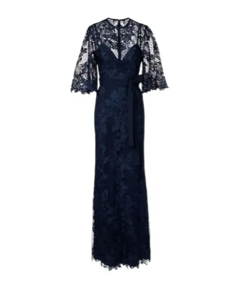 Elie Saab Embroidered Lace And Tulle Gown - Black