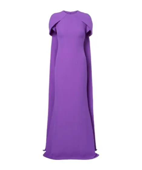 SAFIYAA LONDON Ginko Gown With Cape Detail