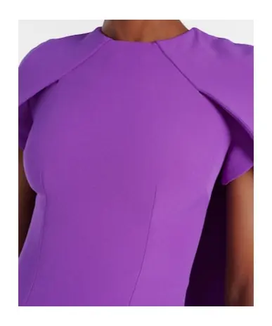 SAFIYAA LONDON Ginko Gown With Cape Detail