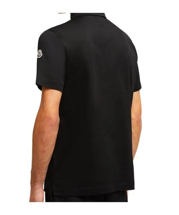 Moncler Logo Patch Regular-fit Polo Shirt