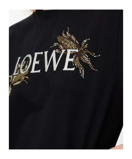 Loewe Embellished Cotton T-shirt