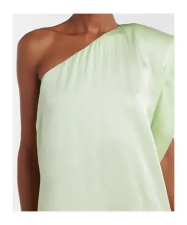 Stella McCartney Envers Asymmetric Satin Cocktail Dress