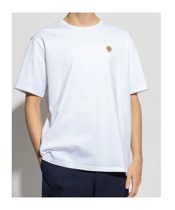 Bally Logo Embroidered Crewneck T-shirt