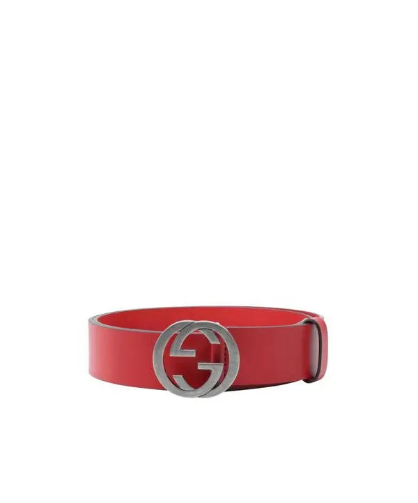 Gucci Double G Belt - Red