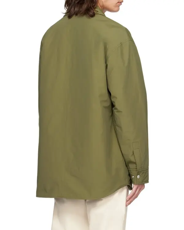 Maison Kitsuné Curved Hem Shirt Jacket