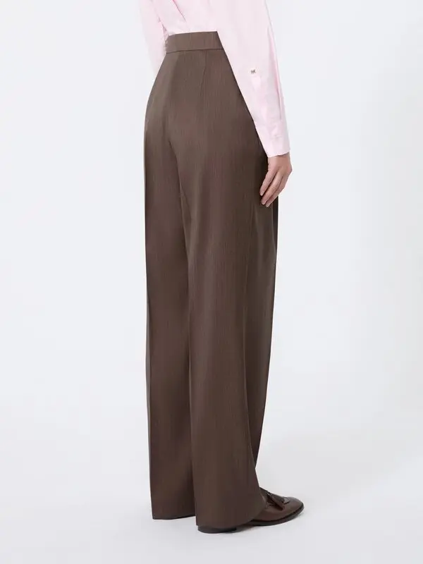 Max Mara Wool And Silk Blend Trousers