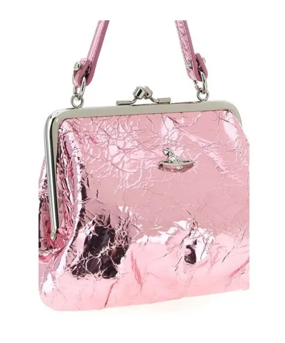 VIVIENNE WESTWOOD Logo Plaque Purse Handbag