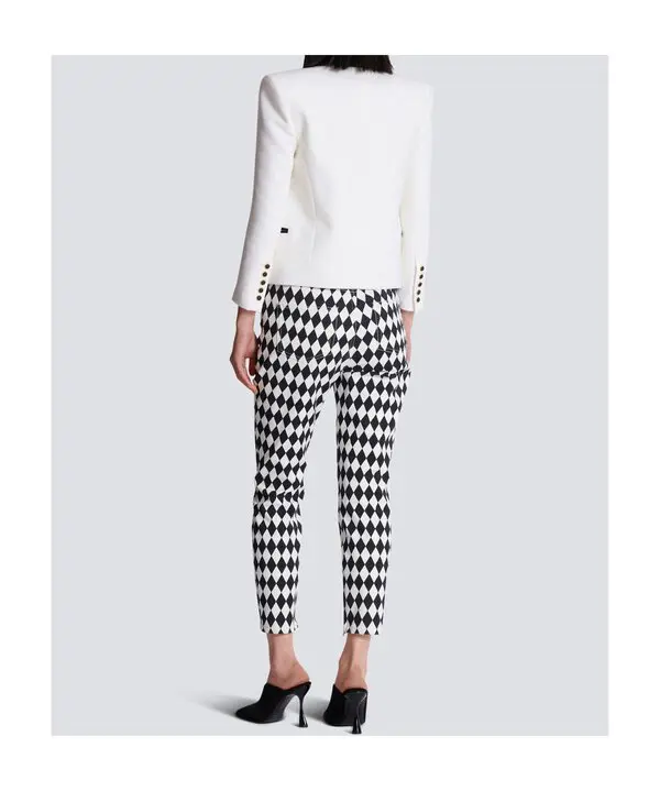Balmain Two-tone Edge-to-edge Jacket With 6 Buttons