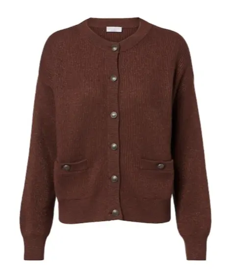 Brunello Cucinelli Cashmere-blend Cardigan - Red