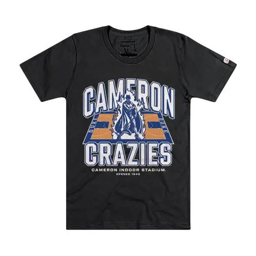 HOMEFIELD Duke Blue Devils Basketball Vintage T-shirt - Black