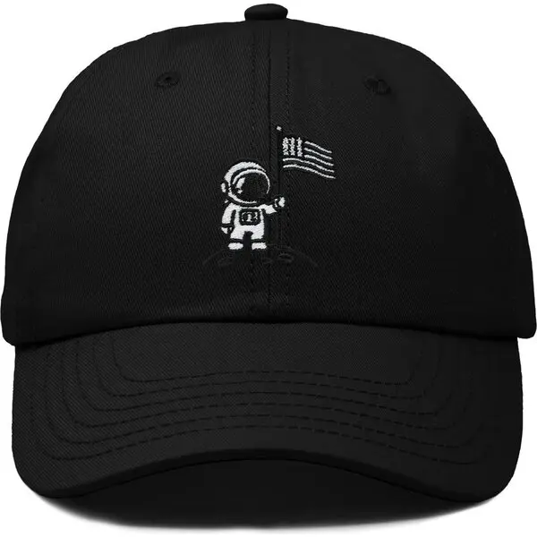 DALIX Moon Mission Dad Cap - Black