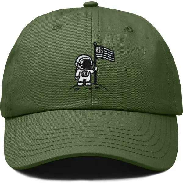DALIX Moon Mission Dad Cap - Olive
