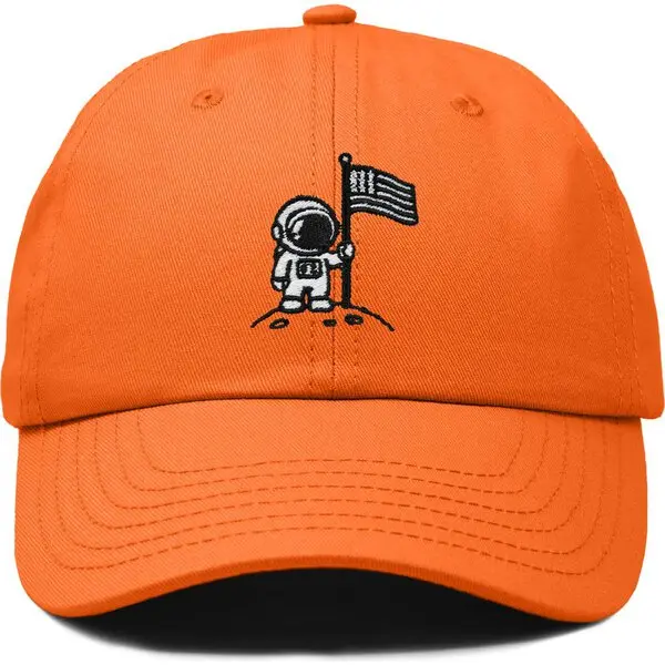 DALIX Moon Mission Dad Cap - Orange