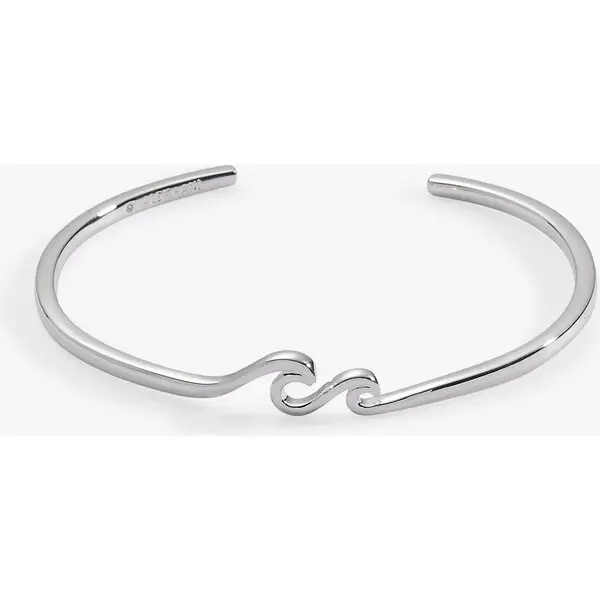 ALEX AND ANI Wave Cuff - Silver