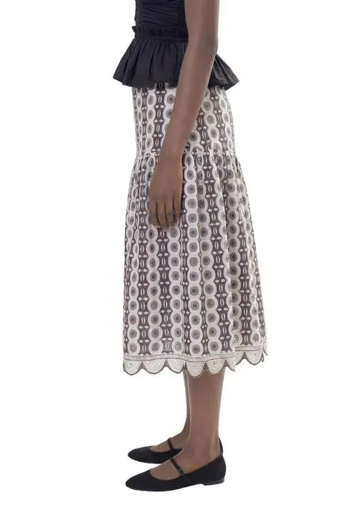 AREA STARS Riya Printed A-line Skirt