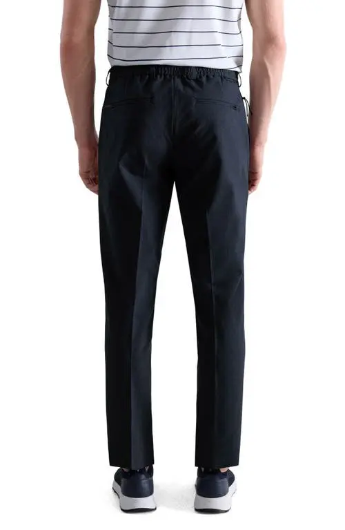 Mango Slim Fit Stretch Twill Pants With Drawstring Waist