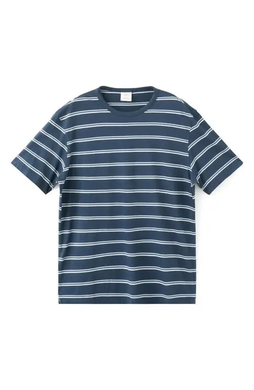Mango Stripe Crewneck T-shirt