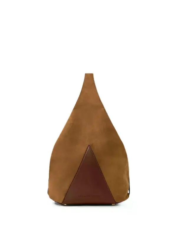 Stella McCartney Logo-engraved Triangular Shoulder Bag