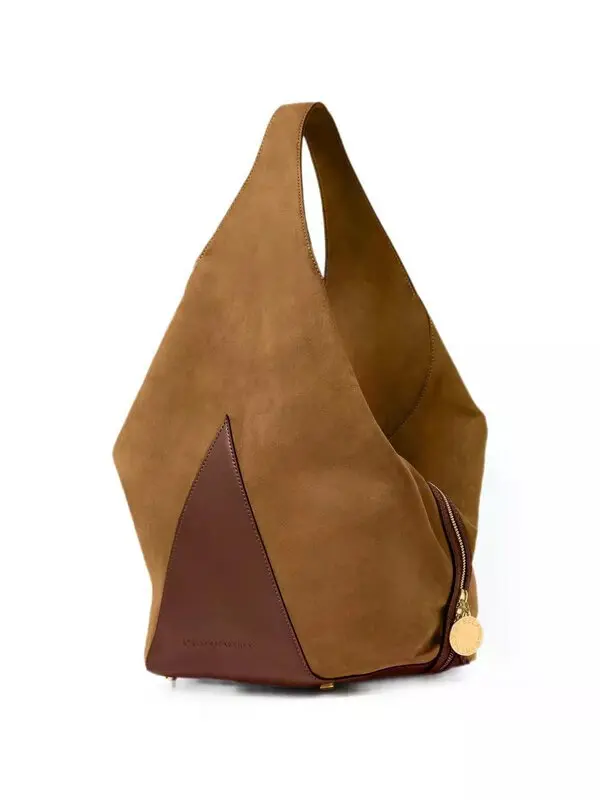 Stella McCartney Logo-engraved Triangular Shoulder Bag