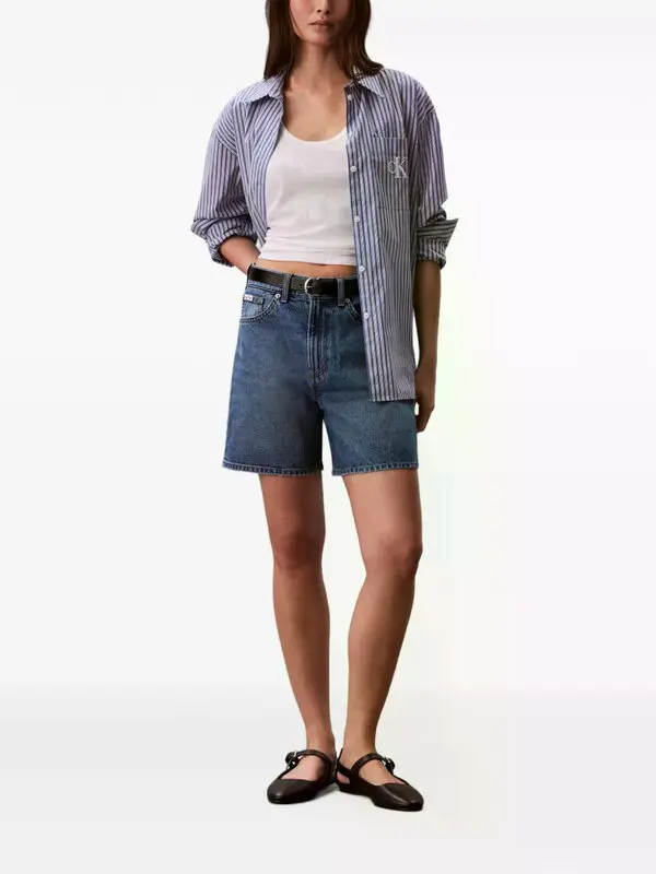 Calvin Klein Patch Denim Shorts