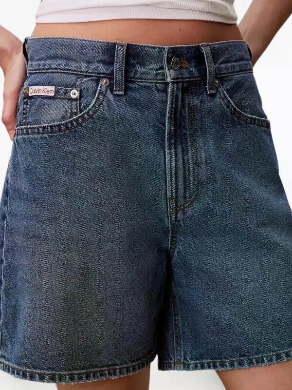 Calvin Klein Patch Denim Shorts