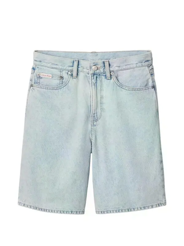 Calvin Klein Acid Wash Denim Shorts