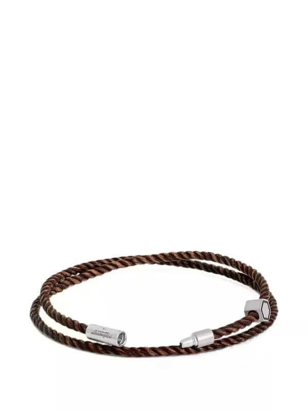 Tateossian Woven Double-wrap Bracelet