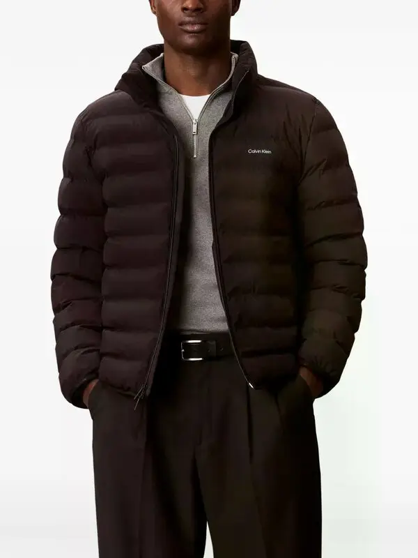 Calvin Klein Quilted Logo-print Jacket