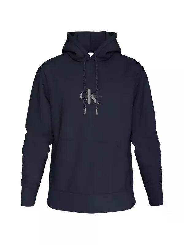 Calvin Klein Logo Print Drawstring Hoodie
