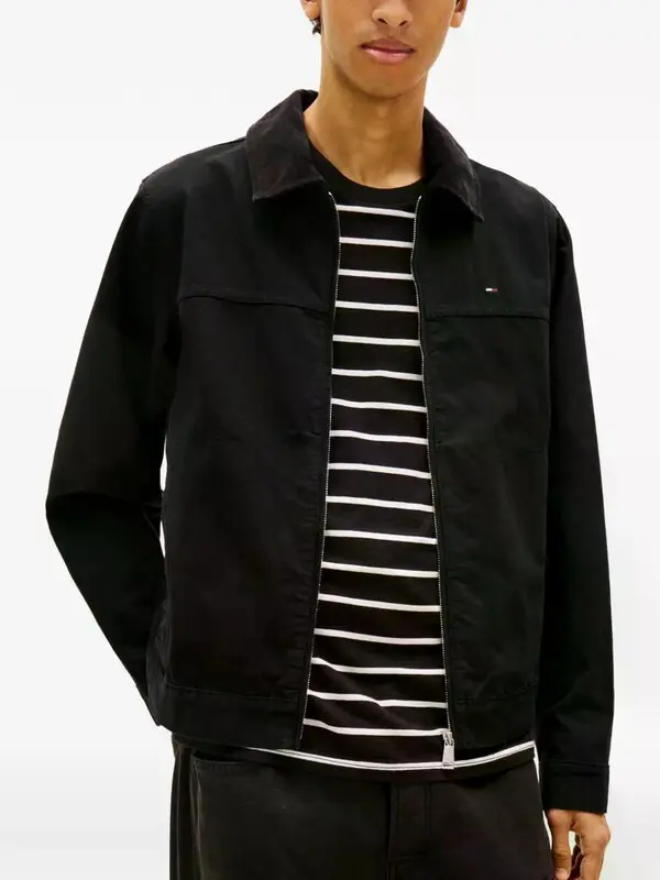 Tommy Hilfiger Corduroy Collar Logo Patch Jacket