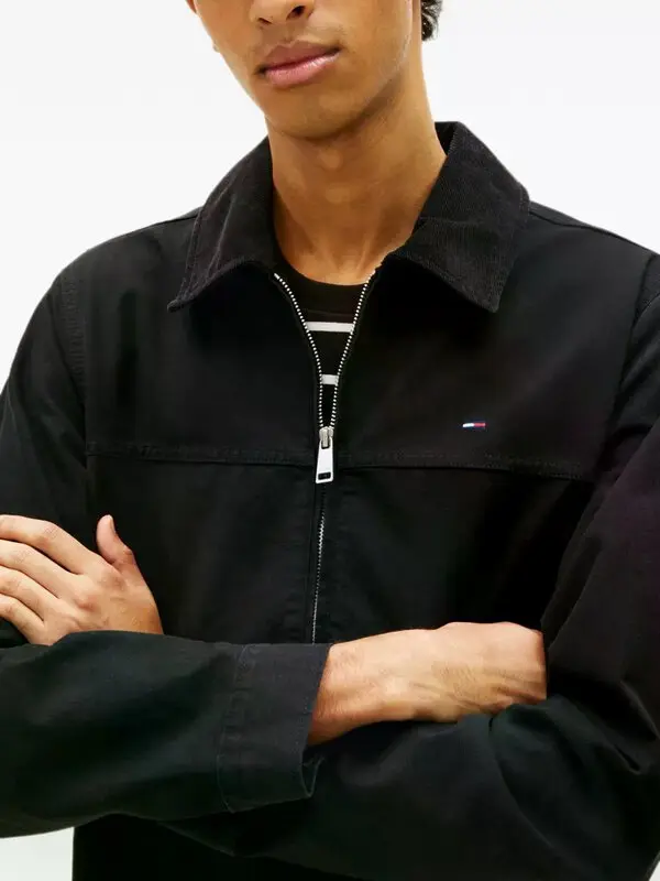 Tommy Hilfiger Corduroy Collar Logo Patch Jacket