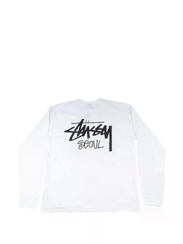 StÜssy Seoul Long-sleeve T-shirt - White