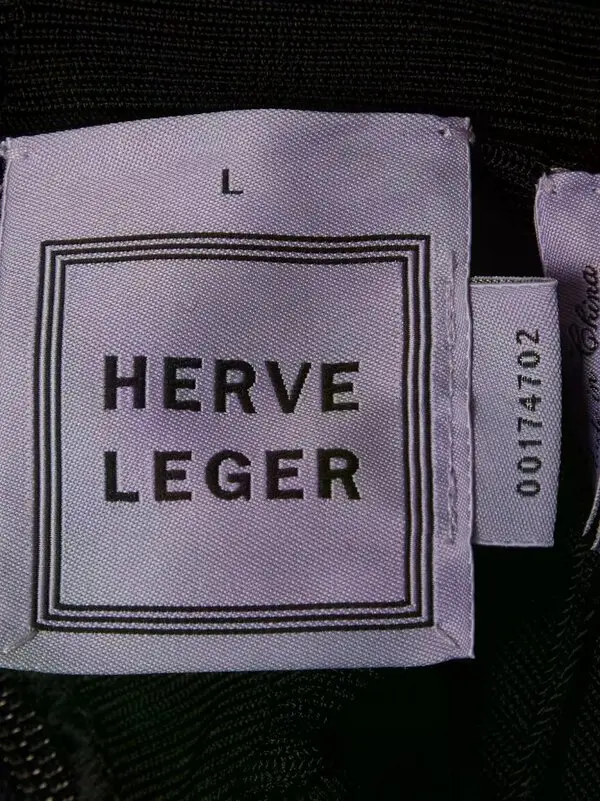 Herve Leger Rib-knit Maxi Dress