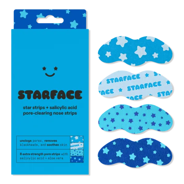 STARFACE Star Strips + Salicylic Acid Pore-clearing Nose Strips - One-color