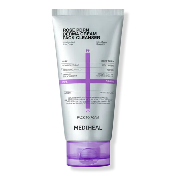 MEDIHEAL Rose Pdrn Derma Cream Pack Cleanser - One-color