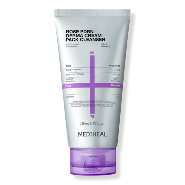 MEDIHEAL Rose Pdrn Derma Cream Pack Cleanser - One-color