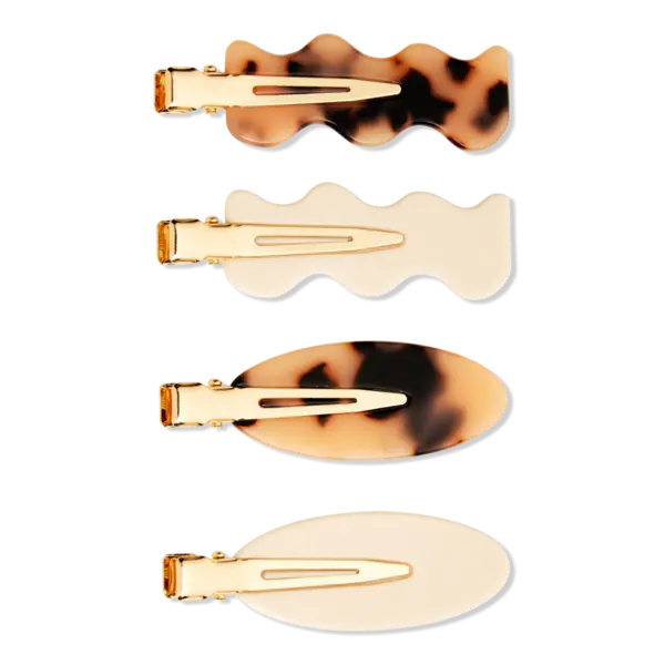 PRODUCT-OBSESSED Crease-free Hair Clips Set Of 4 - One-color
