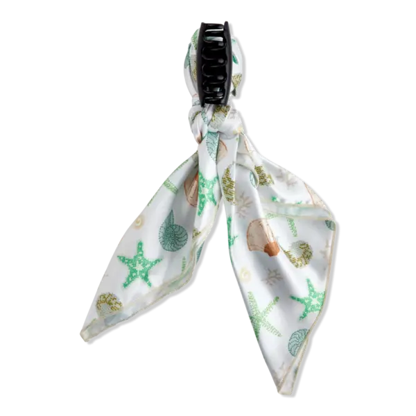 PRODUCT-OBSESSED Satin Scarf Hair Claw Clip
