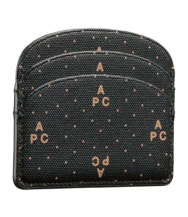 A.p.c. Demi-lune Cardholder One Size - Black