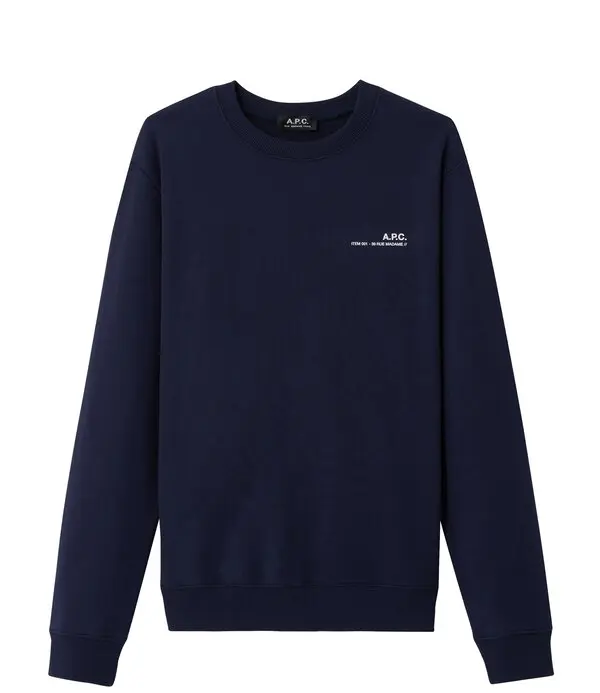 A.p.c. Item 0001" Sweatshirt - Navy Blue