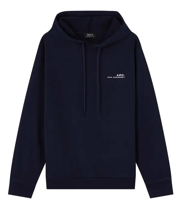 A.p.c. Item H Hoodie - Navy Blue